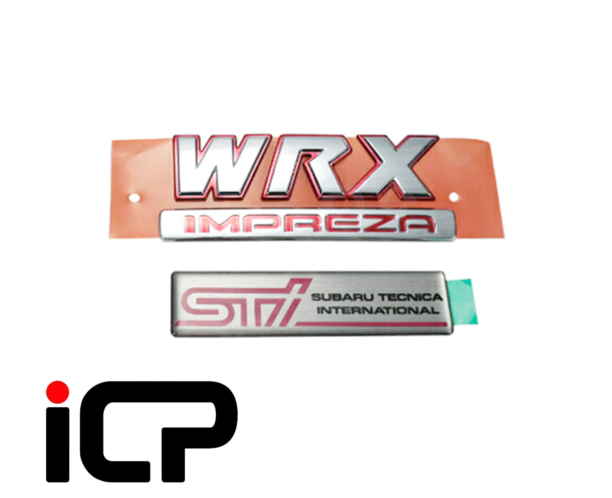 Subaru Impreza Logo Subaru Impreza GC8 WRX STI Green/Yellow Decal