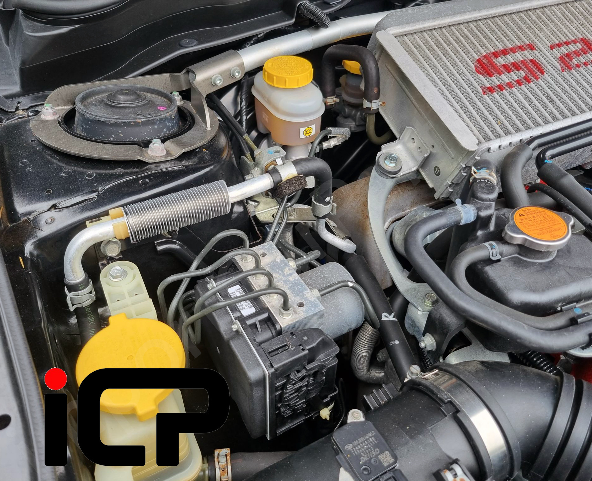 Power Steering Cooler Mod Pipe