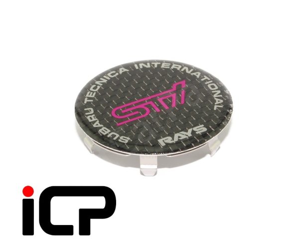 STi Rays TE37 & CE28N Carbon Centre Cap