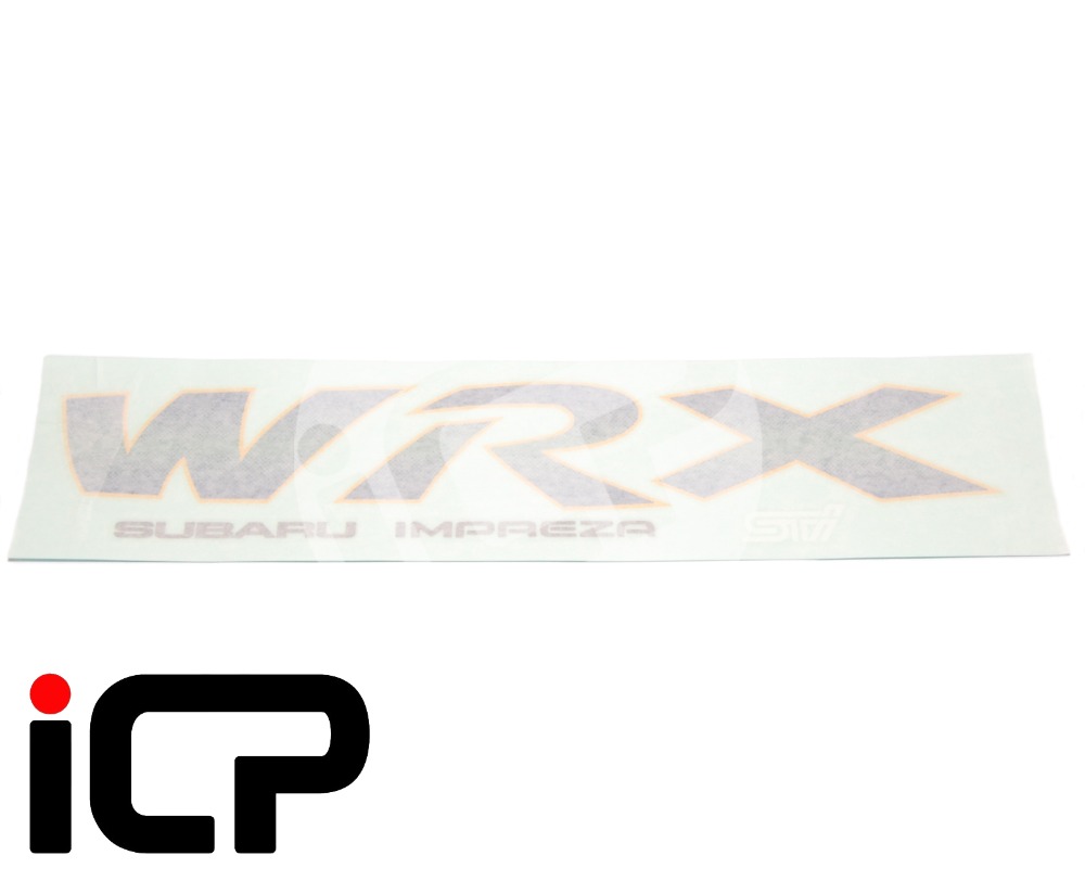 subaru impreza wrx sti rear boot trunk lid sticker STS025500030