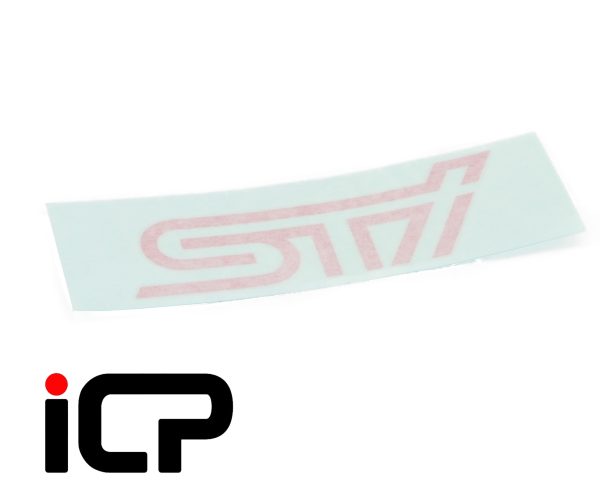 Pink STi Fog Light Cover Sticker - Import Car Parts