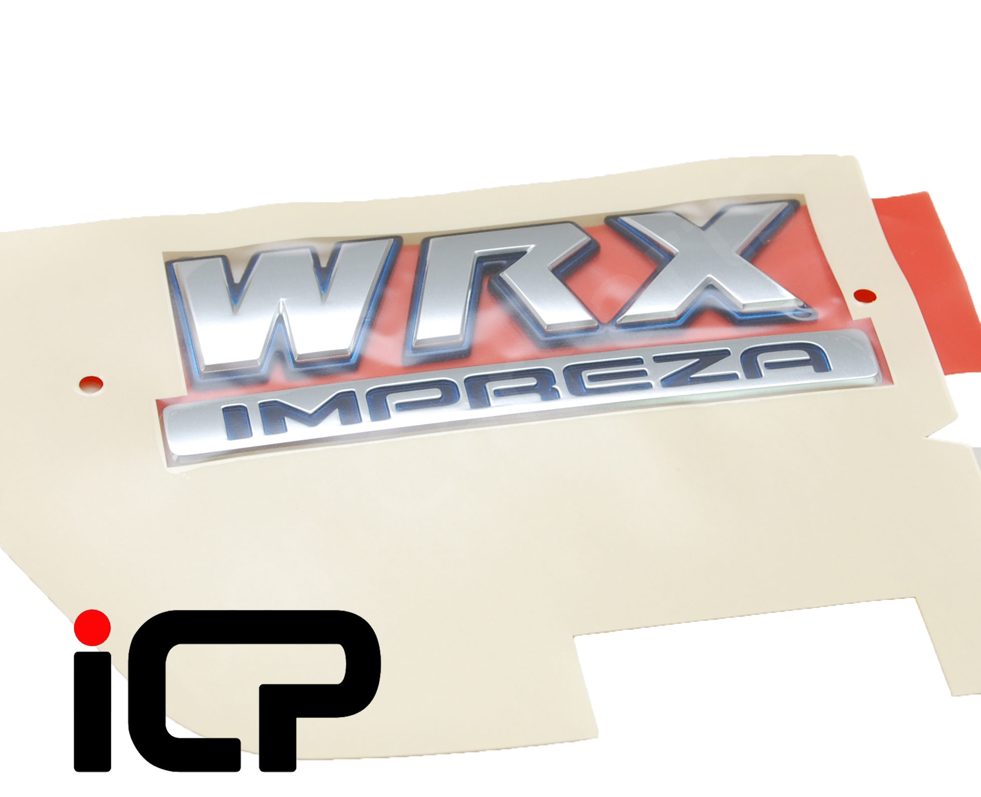 WRX Boot Badge Blue - Import Car Parts