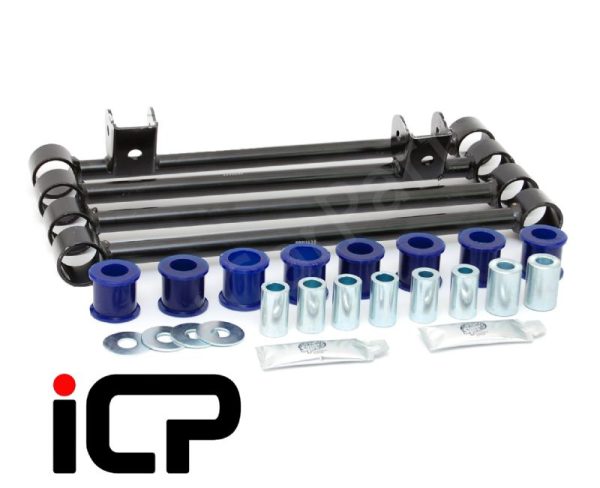 icp subaru rear lateral link arms & superpro uprated bushes
