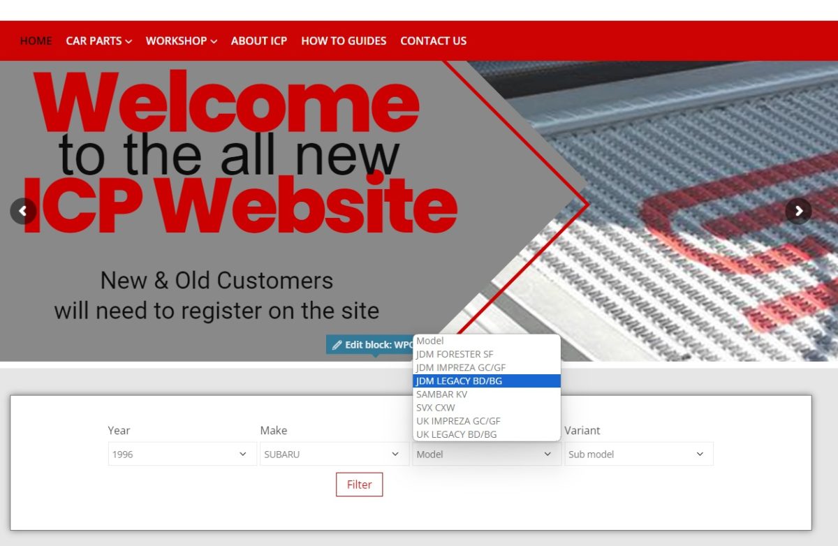 How to Use the New ICP Site Desktop Version - Import Car Parts