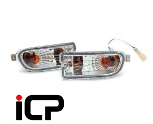 ICP Front Bumper Crystal Clear Indicators Subaru Impreza 98-00