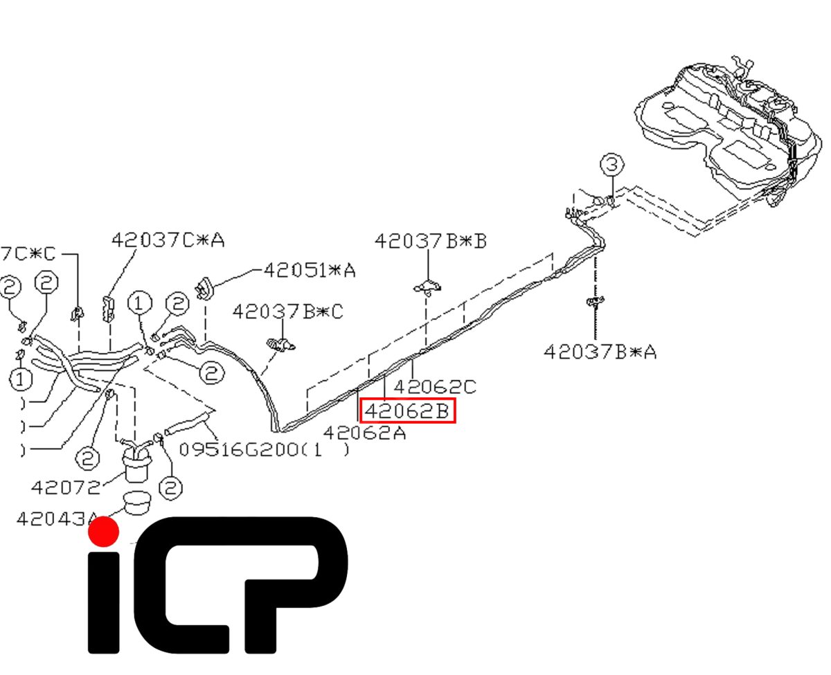 Interior Main Fuel Return Line Pipe - Import Car Parts
