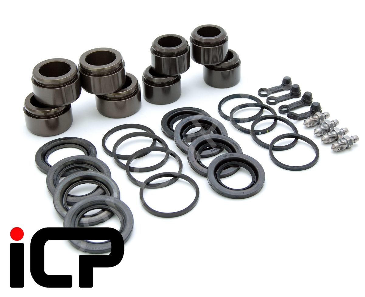 subaru icp brembo 4pot front brake caliper rebuild kit SBBR374