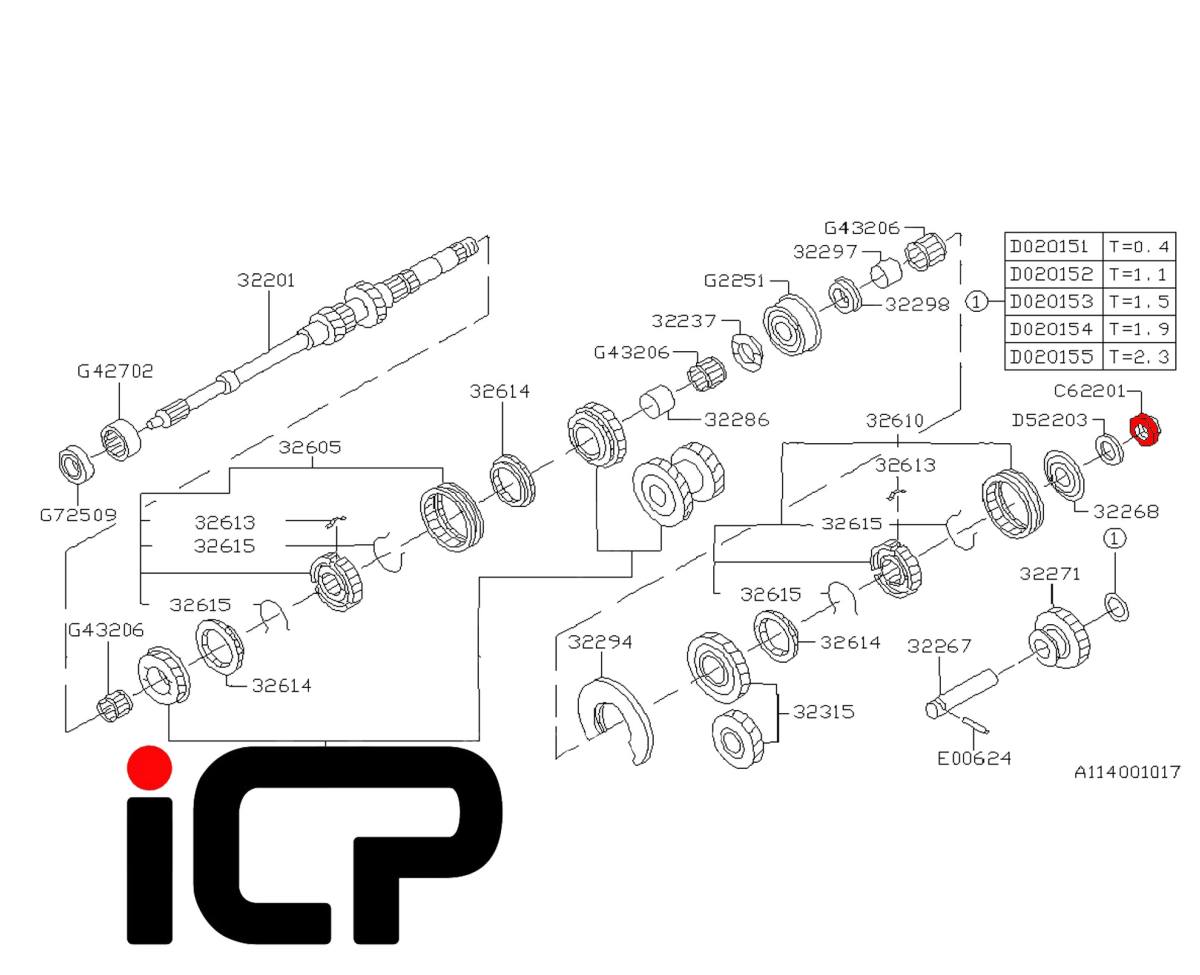 Input Main Shaft Locking Nut - Import Car Parts